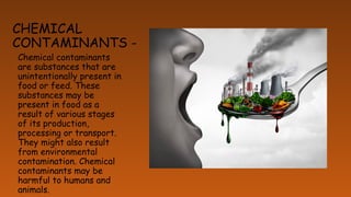 CONTAMINANTS CHEMISTRY contains the basic | PPT