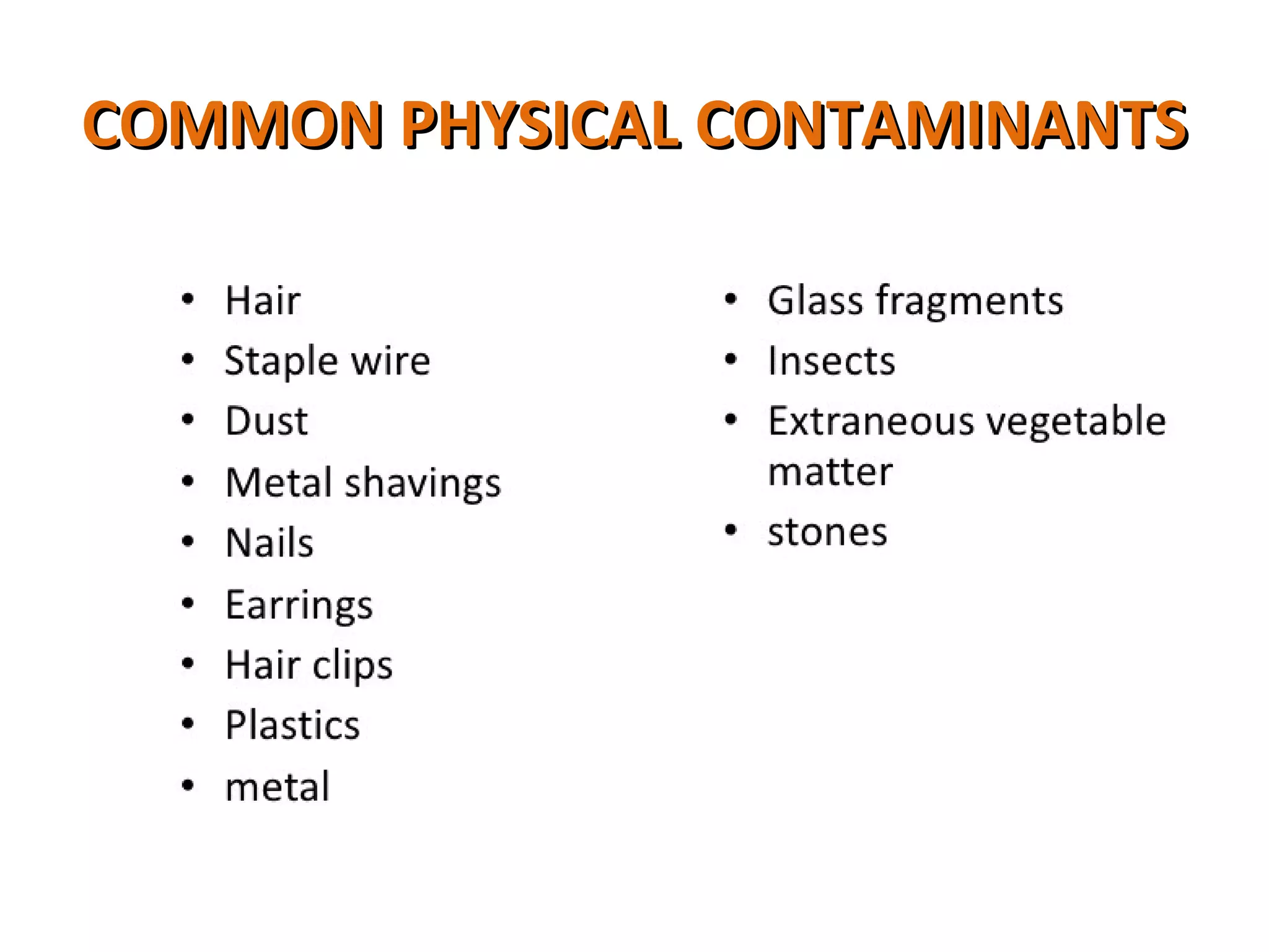 phy and chemical food Contaminants | PPT