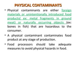 phy and chemical food Contaminants | PPT