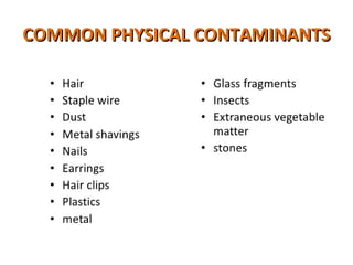 phy and chemical food Contaminants | PPT