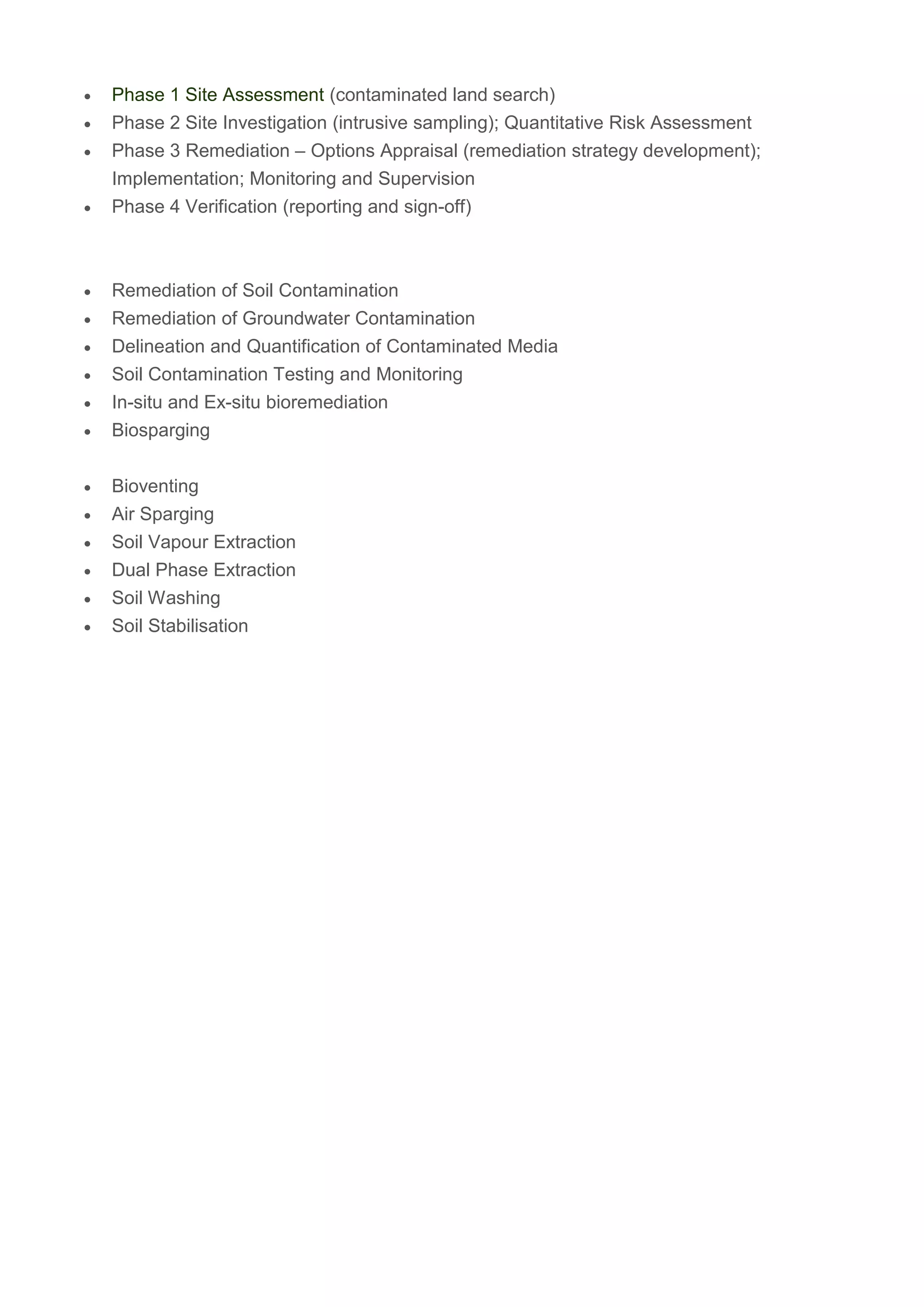 Contaminated land remediation | PDF