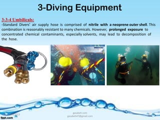 Contaminated water diving