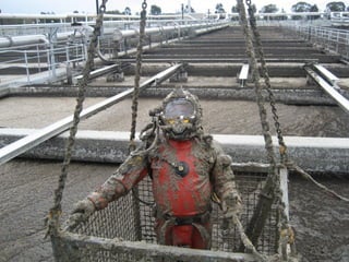 Contaminated water diving