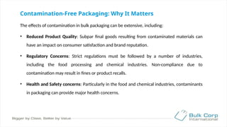 Contamination-Free Packaging Excellence Why Bulkcorp is the Trusted ...