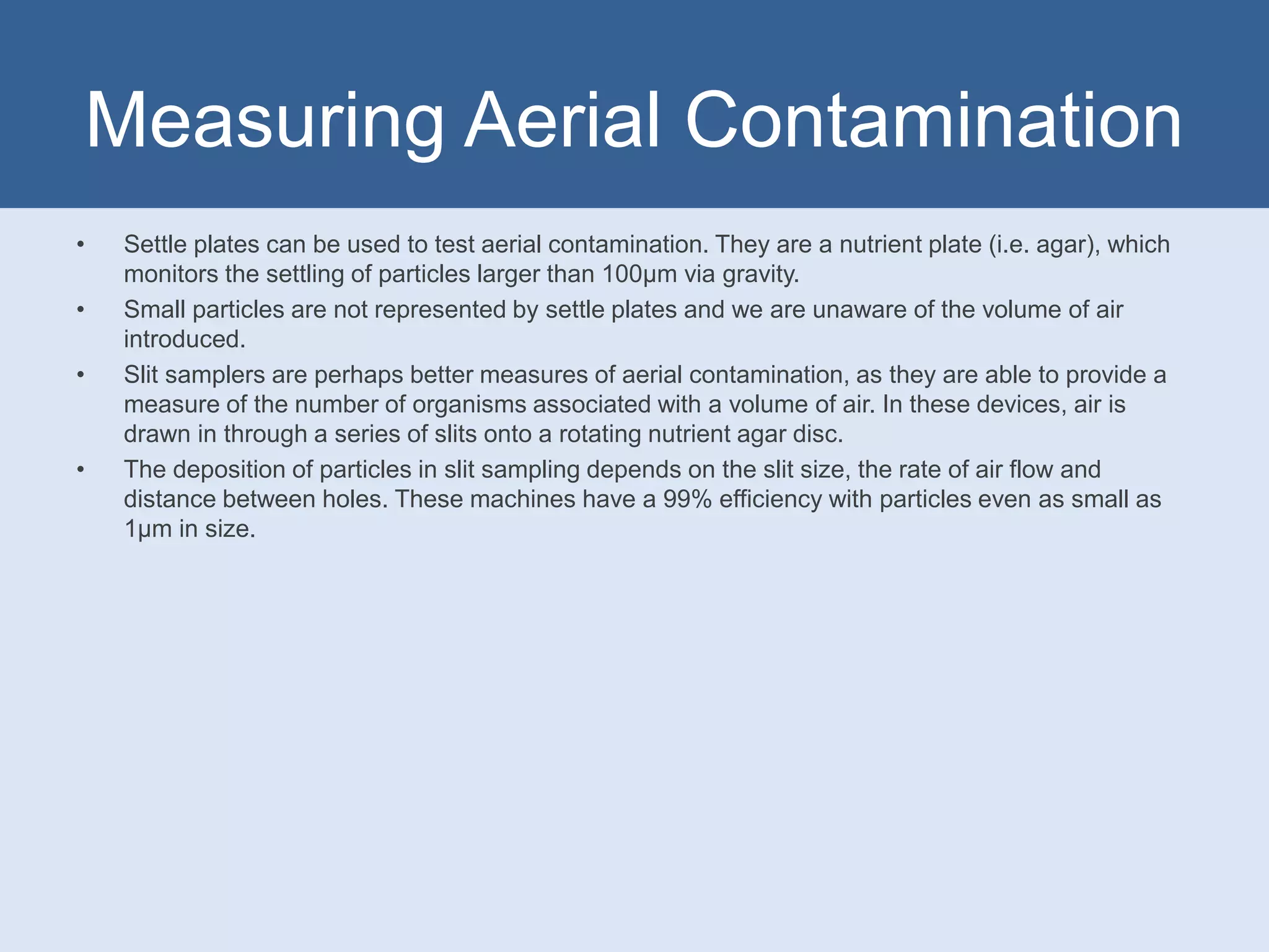 Contamination control and sterile manufacturing | PPTX