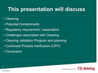 Contamination Control Cleaning Validation.pdf