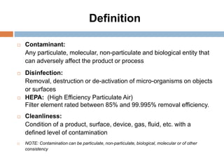 Contamination Control in Cleanrooms_Dr.A. Amsavel | PDF