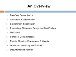 Contamination Control in Cleanrooms_Dr.A. Amsavel | PDF