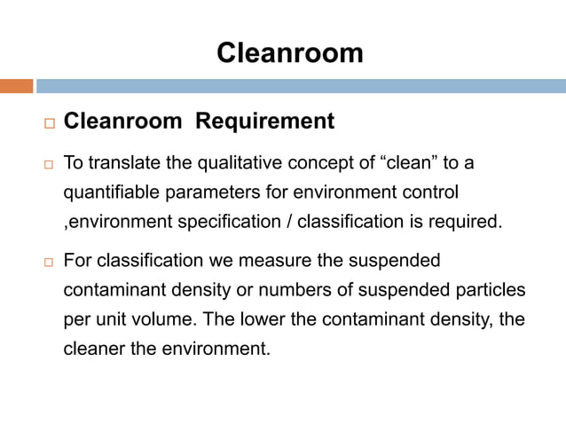 Contamination Control in Cleanrooms_Dr.A. Amsavel | PDF | Indoor ...