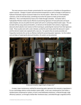 Contamination in lubricants | PDF