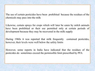 Contamination in milk/ Source of contamination in milk | PPTX