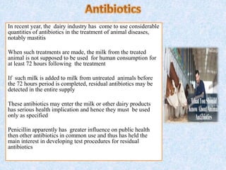 Contamination in milk/ Source of contamination in milk | PPTX