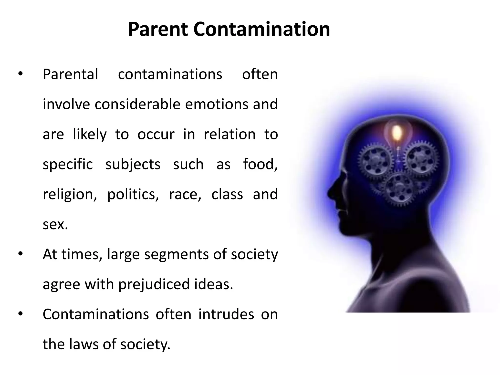 Contamination of adult | PPTX