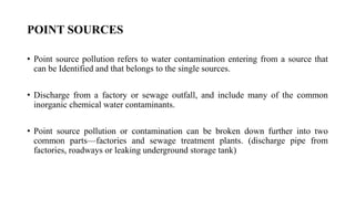Contamination of water and its prevention | PPTX