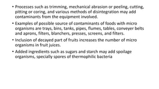 Contamination, Preservation & Spoilage of Vegetables.pptx