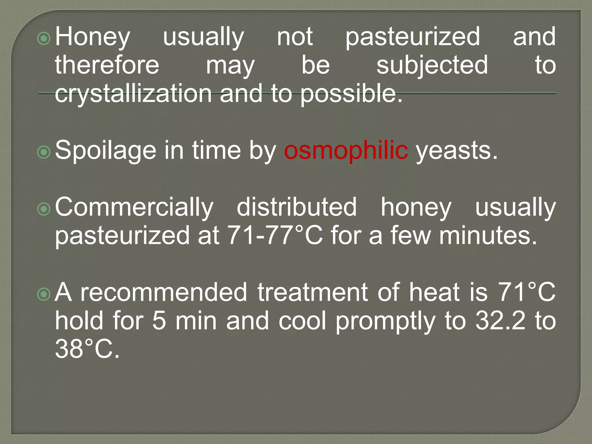 spoilage of sugar & sugar products | PPTX