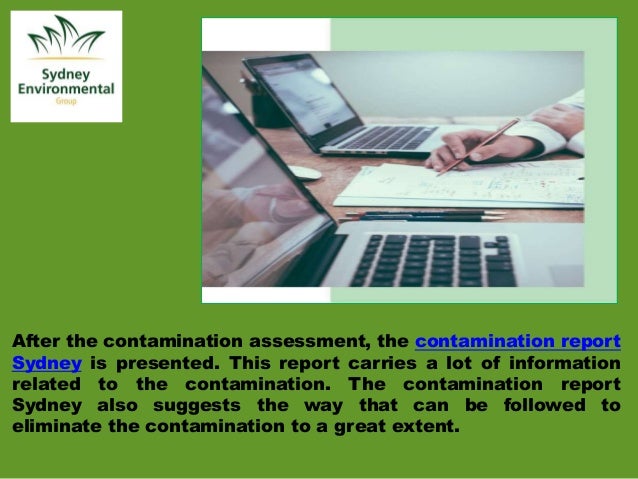 Contamination report sydney | PPTX