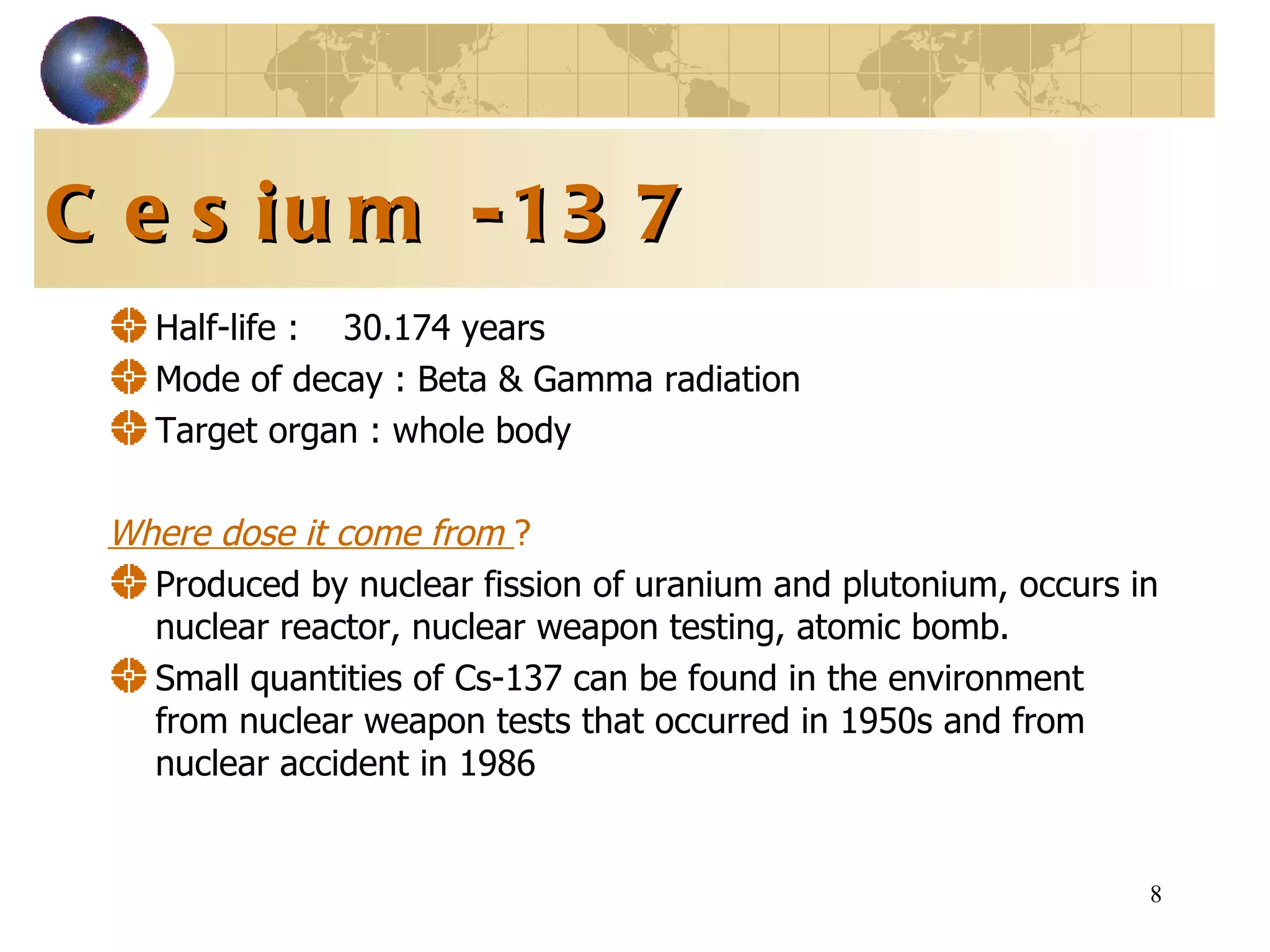 Radioactive Contamination Research | PPT