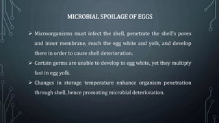 CONTAMINATION, SPOILAGE AND PRESERVATION OF EGG AND.pptx