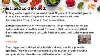 Contamination , spoilage and preservation of food .pptx