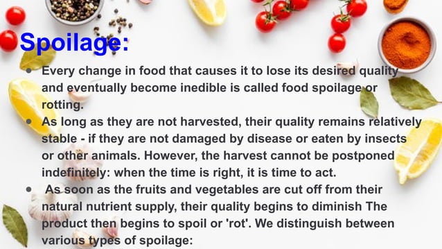 Contamination , spoilage and preservation of food .pptx