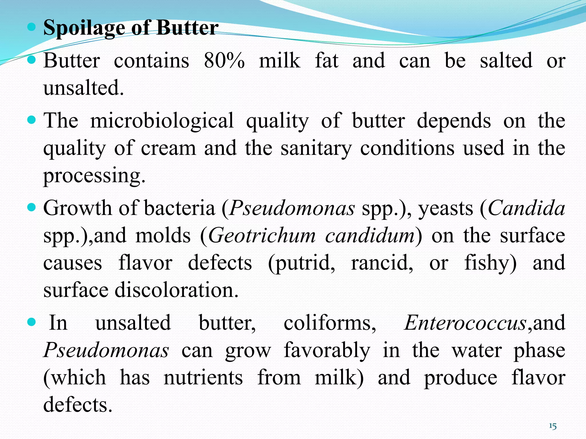 Contamination spoilage and preservation of milk and milk products | PPTX
