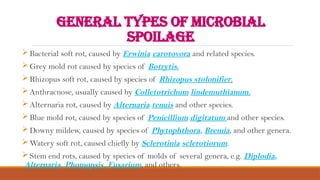 Contamination, spoilage and preservation | PPTX