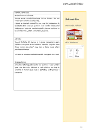 Contando cuentos. Recursos para la enseñanza del español como lengua ...