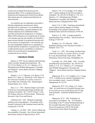 Contando y capturando cocodrilos | PDF