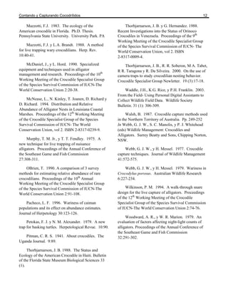 Contando y capturando cocodrilos | PDF