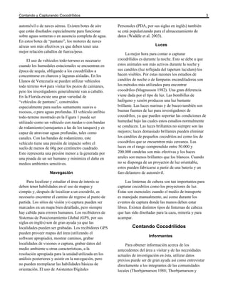 Contando y capturando cocodrilos | PDF