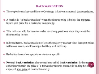 Understanding the concept Contango, backwardation, convenience yield in ...