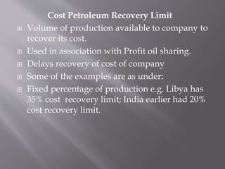 Contarcts in hydrocarbon industry | PPT