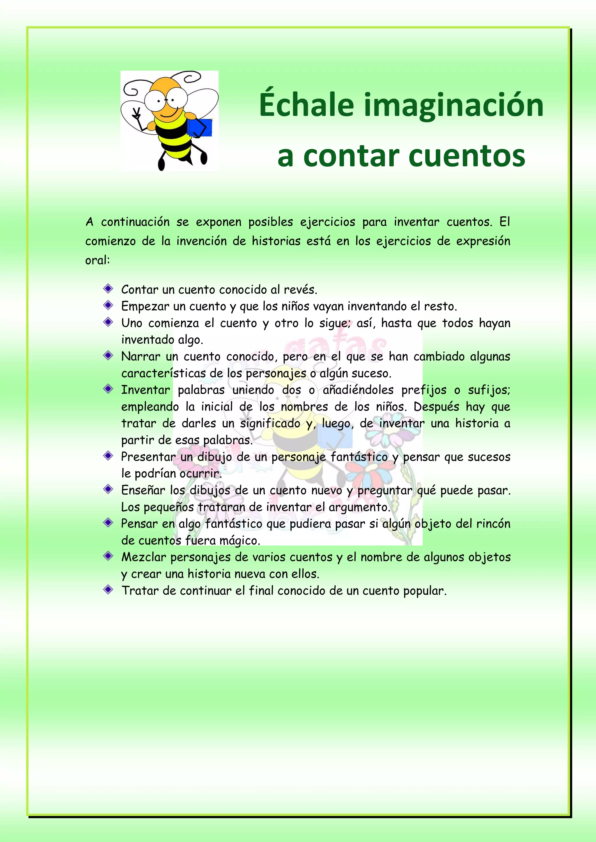 Contar cuentos | PDF