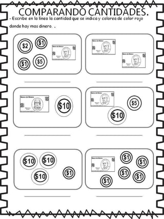 Contar Sumas Monedas actividad ludicasss | PDF