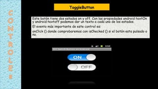 Controles Básicos de Android Studio | PPT