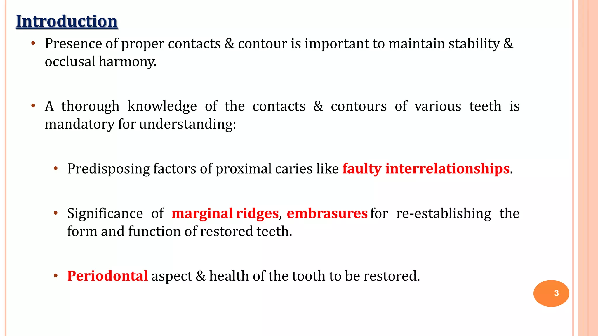 Contacts and contours | PPTX