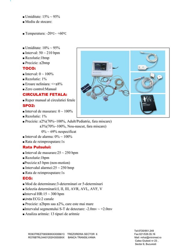 Contec cms 800 | PDF