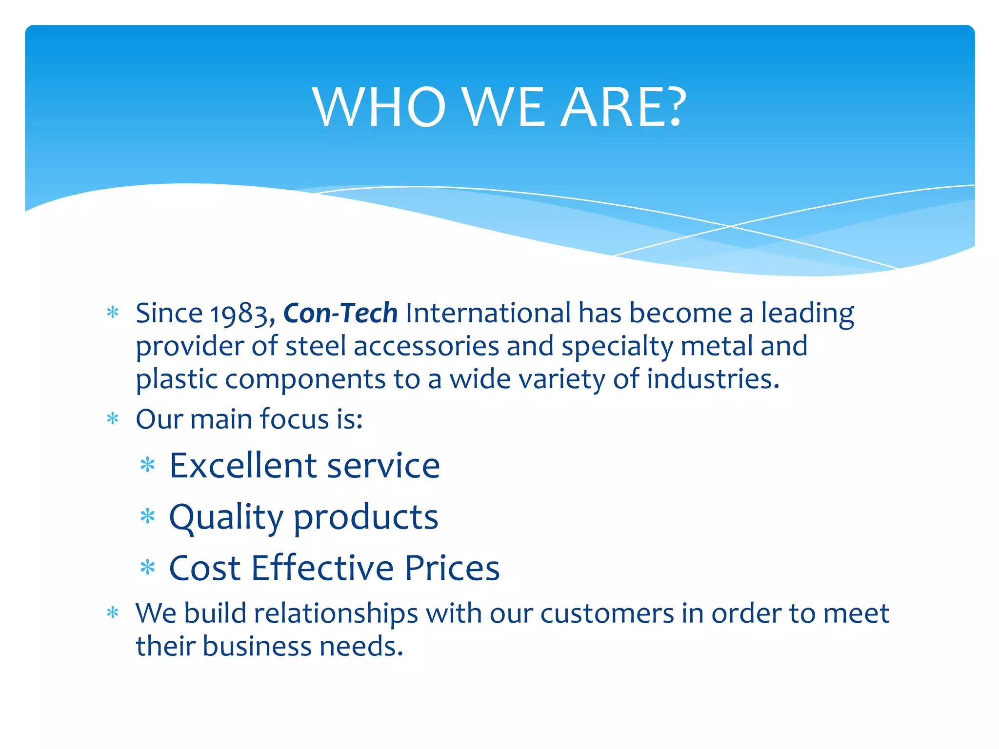 Con-Tech Drum Accessories at IPANA convention | PPTX