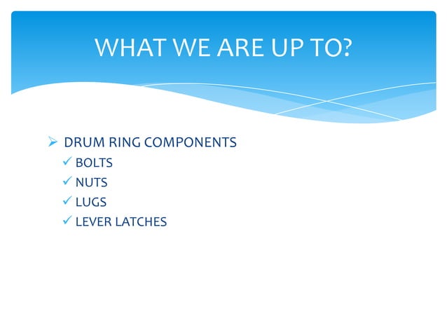 Con-Tech Drum Accessories at IPANA convention | PPTX