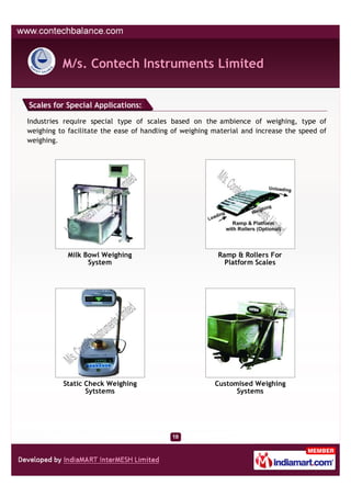 M/s. Contech Instruments Limited, Navi Mumbai, Electronic Balances | PDF