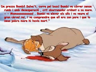 Conte de bambi | PPT