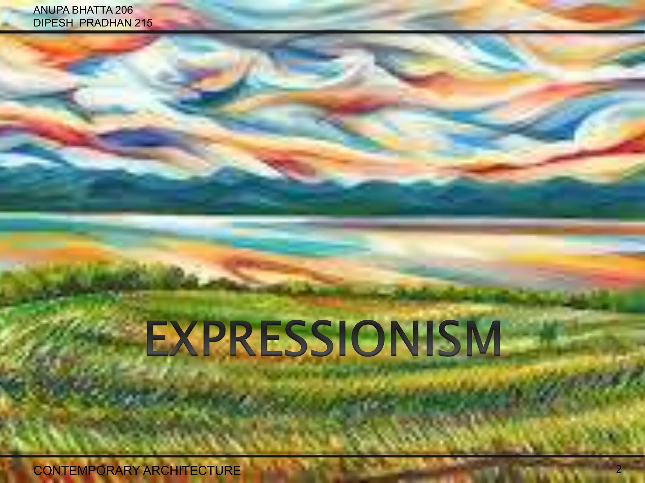 Expressionist Architecture | PPTX | Modern Art | Fine Art