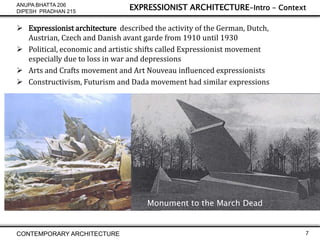 Expressionist Architecture | PPTX | Modern Art | Fine Art