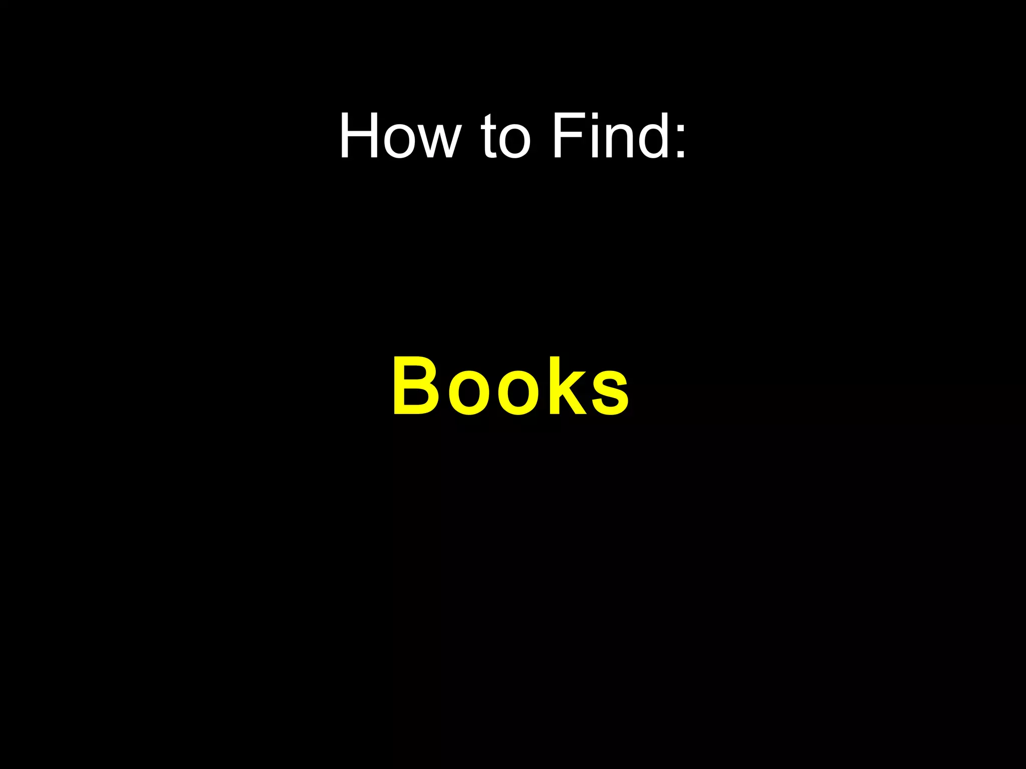 Contemporary Art Library Resource Guide | PPT