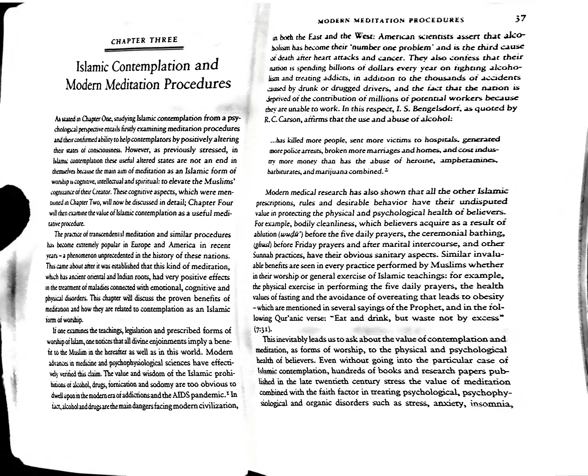 Contemplation an islamic psychospiritual study by malik badri | PDF