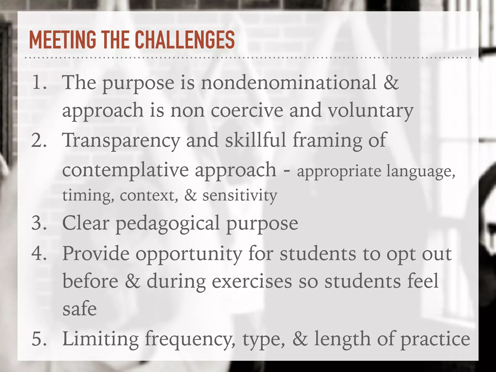 Coming To Our Senses: How Contemplative Education Can Transform Our ...