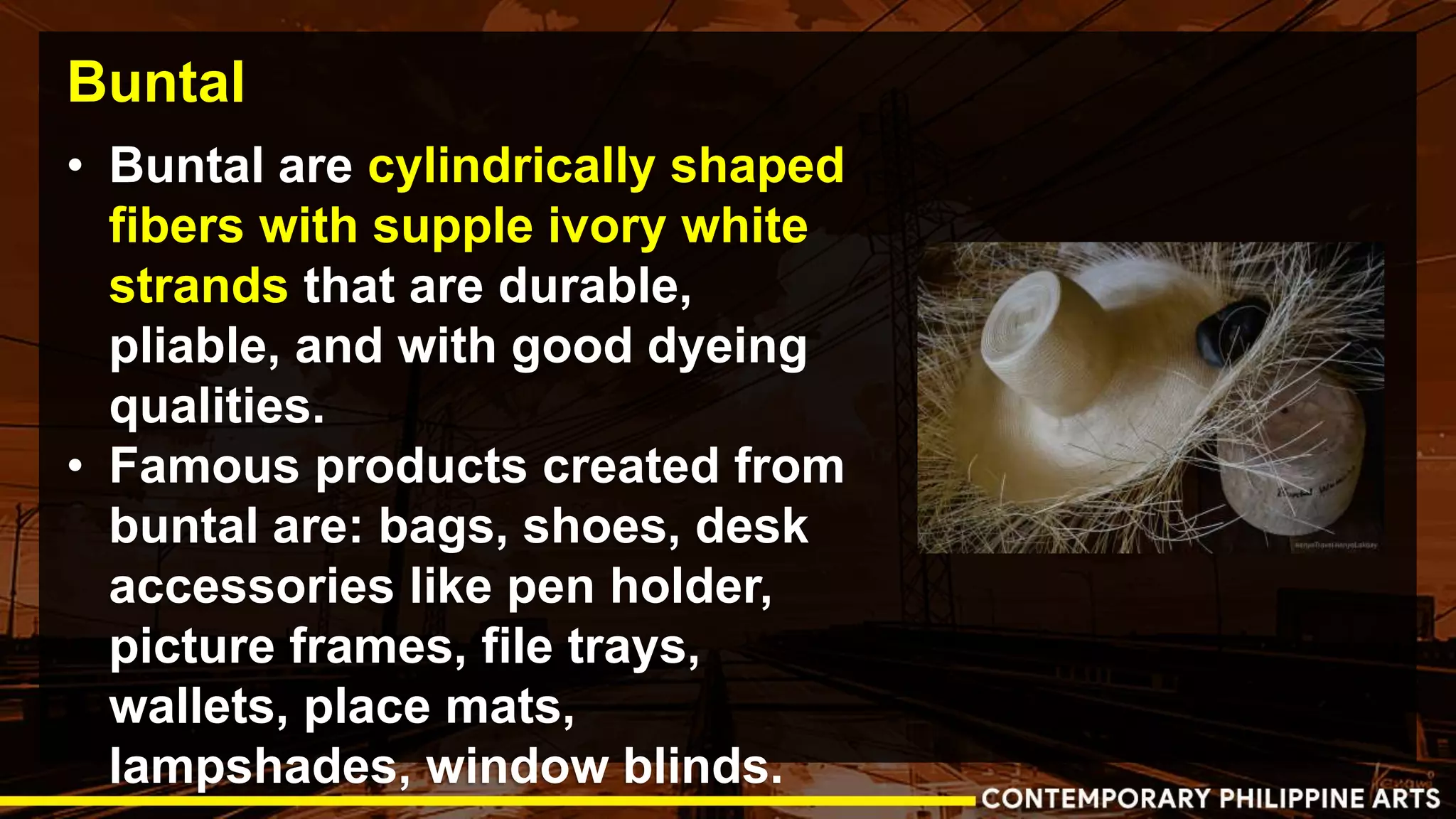 Contemporary Philippine Arts from the Regions - Local Materials | PPTX