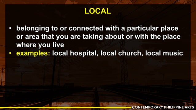 Contemporary Philippine Arts from the Regions - Local Materials | PPTX