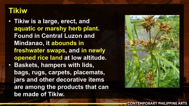 Contemporary Philippine Arts from the Regions - Local Materials | PPT